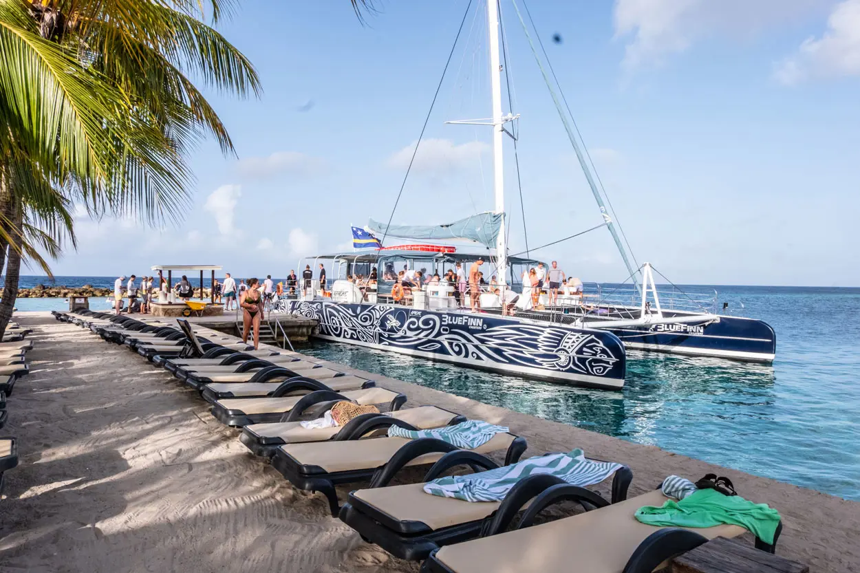 BlueFinn Catamaran Trip to Klein Curacao Tour Book Now
